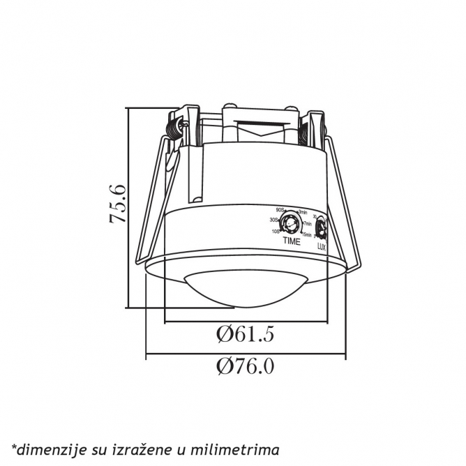 SENZOR ST302(ST41) CRNI – 450629
