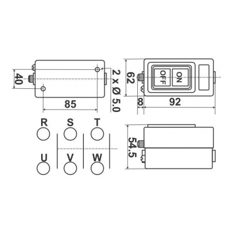 TASTER SA KUCISTEM BS230B 7,5KW – 450460