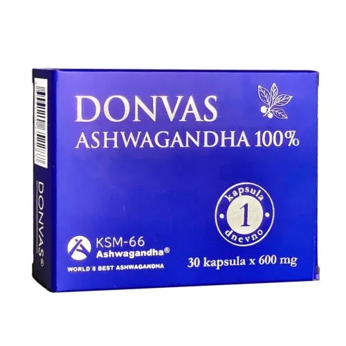 Donvas Ashwagandha KSM-66 600mg 30 kapsula