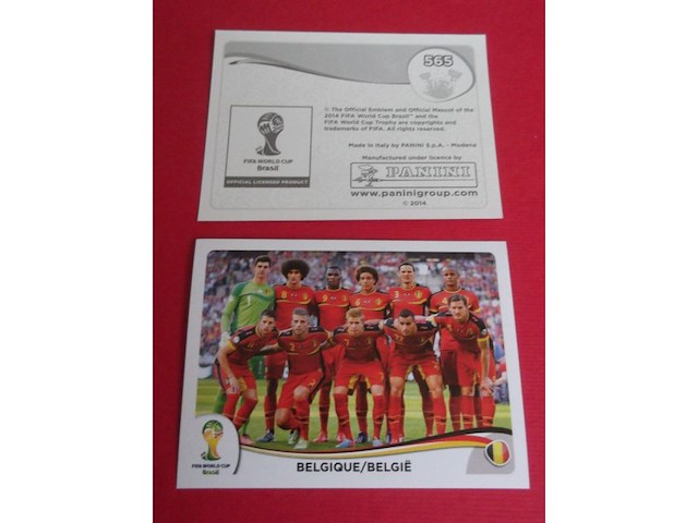 Panini BRASIL Brazil 2014 sličica broj 565