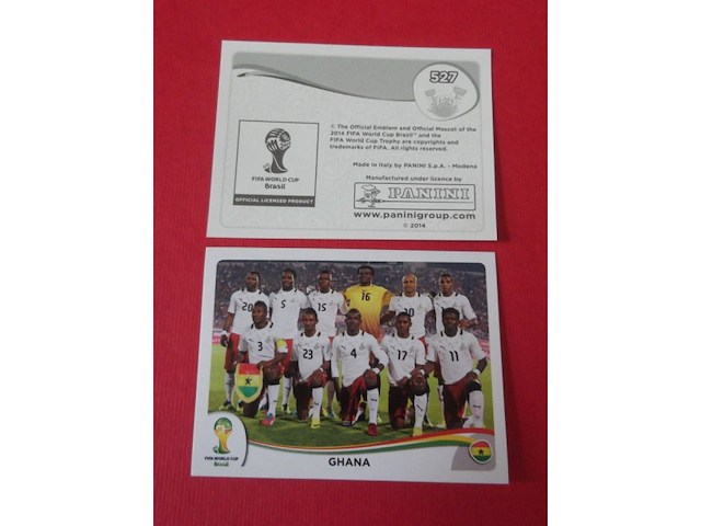 Panini BRASIL Brazil 2014 sličica broj 527