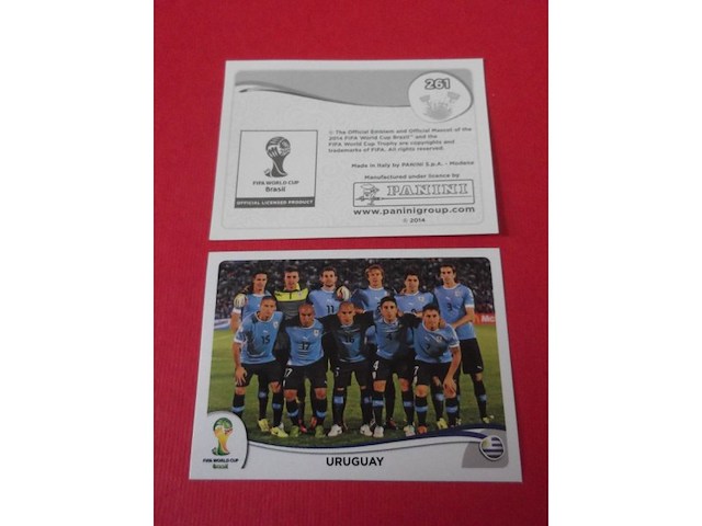 Panini BRASIL Brazil 2014 sličica broj 261