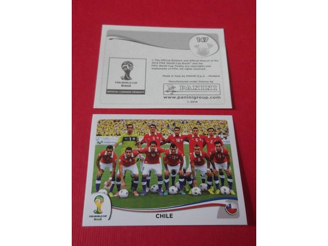 Panini BRASIL Brazil 2014 sličica broj 147