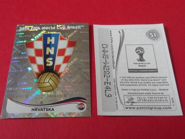 Panini BRASIL Brazil 2014 sličica broj 051