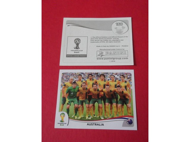 Panini BRASIL Brazil 2014 sličica broj 166