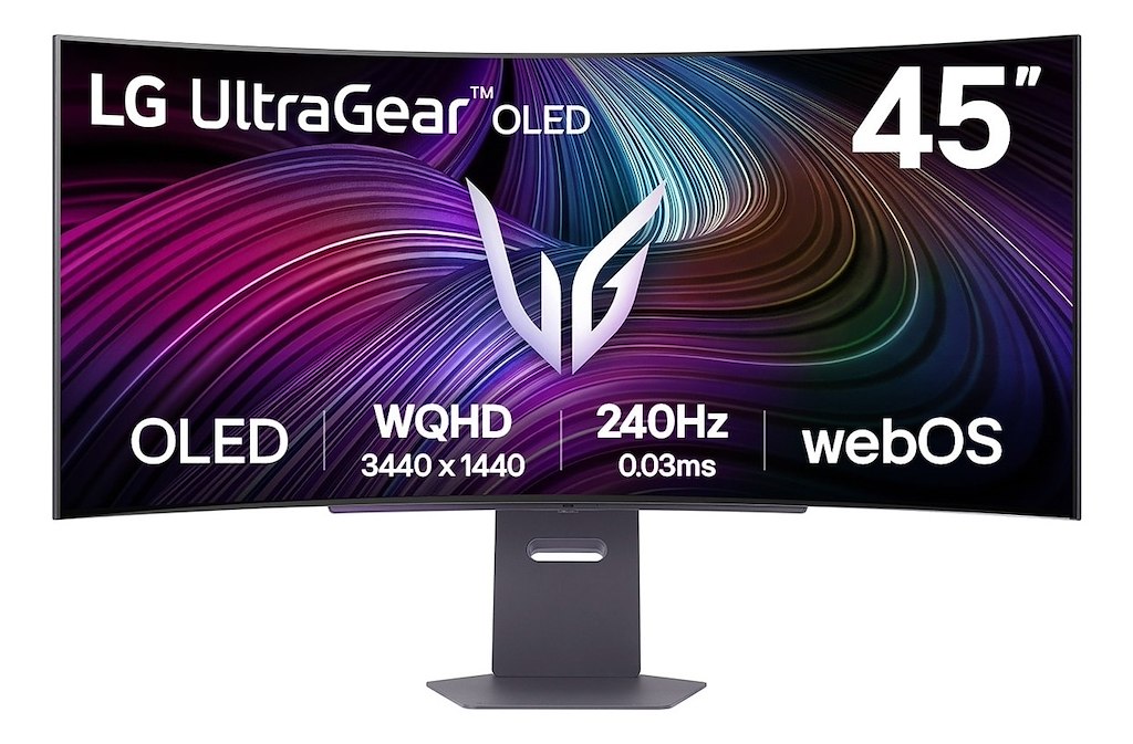Monitor LG 45GX90SA-B 44.5"/OLED,21:9,zakrivljen/3440x1440/240Hz/0,03ms GtG/HDMIx2,DP,USB/Gsync