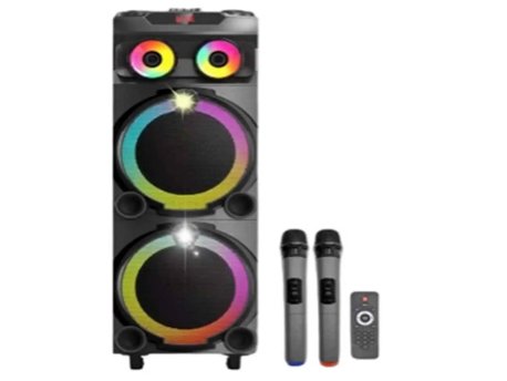INTEX Boombox DR-1230/100W/2xmic Partybox zvučnik