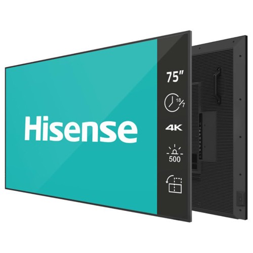 Hisense 75” 4K UHD Digital Signage Display - 18/7 Operation | 75GM50D