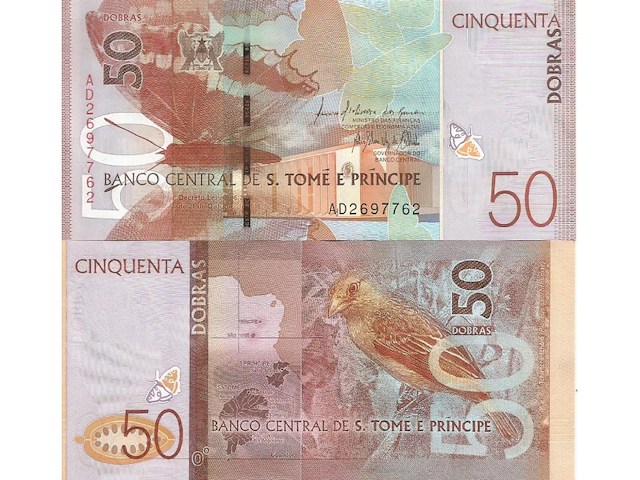 SAO TOME E PRINCIPE 50 dobras 2016/18. UNC