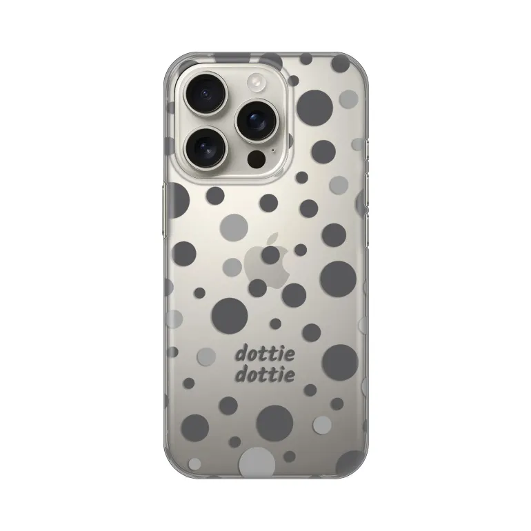 Maska Silikonska Print Skin za iPhone 16 Pro 6.3 Dottie Dottie Gray