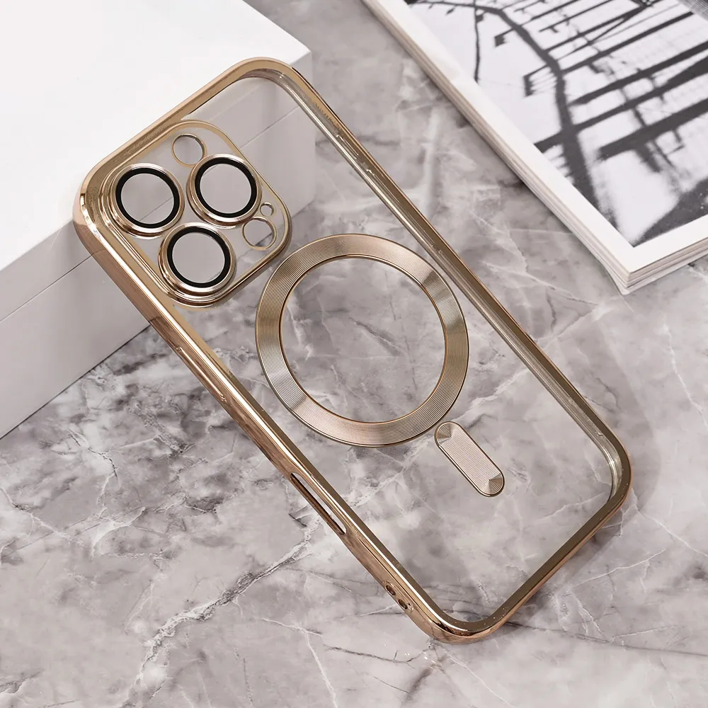 Maska Magsafe Lux za iPhone 16 Pro 6.3 zlatna