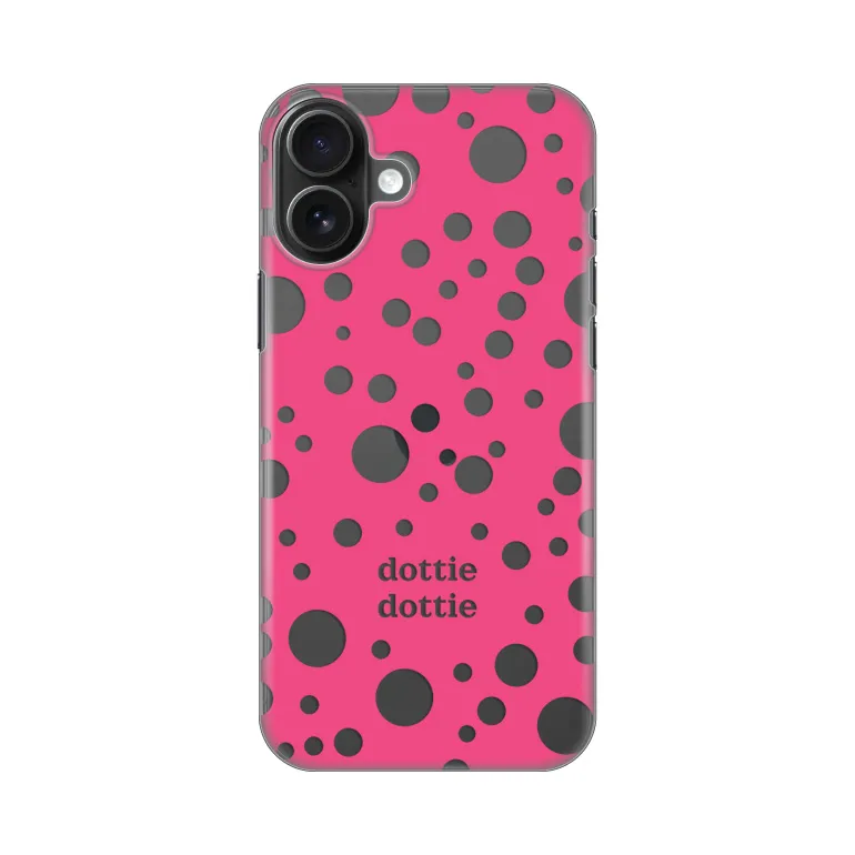 Maska Silikonska Print Skin za iPhone 16 Plus 6.7 Dottie Dottie Pink