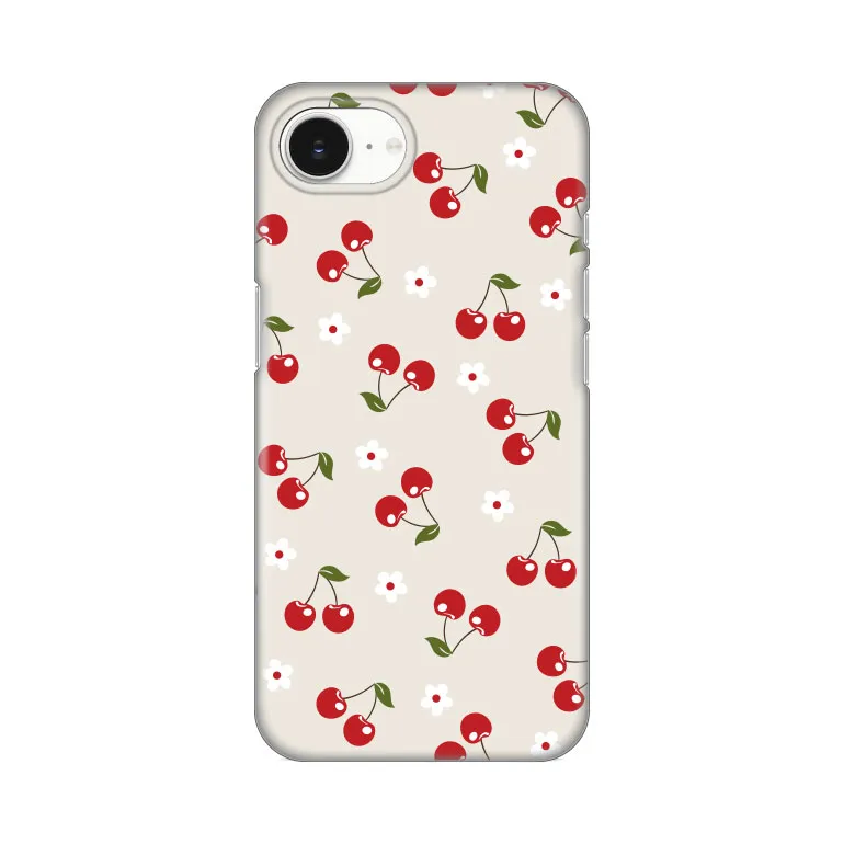 Maska Silikonska Print za iPhone 16e 6.1 Cherry and Flowers
