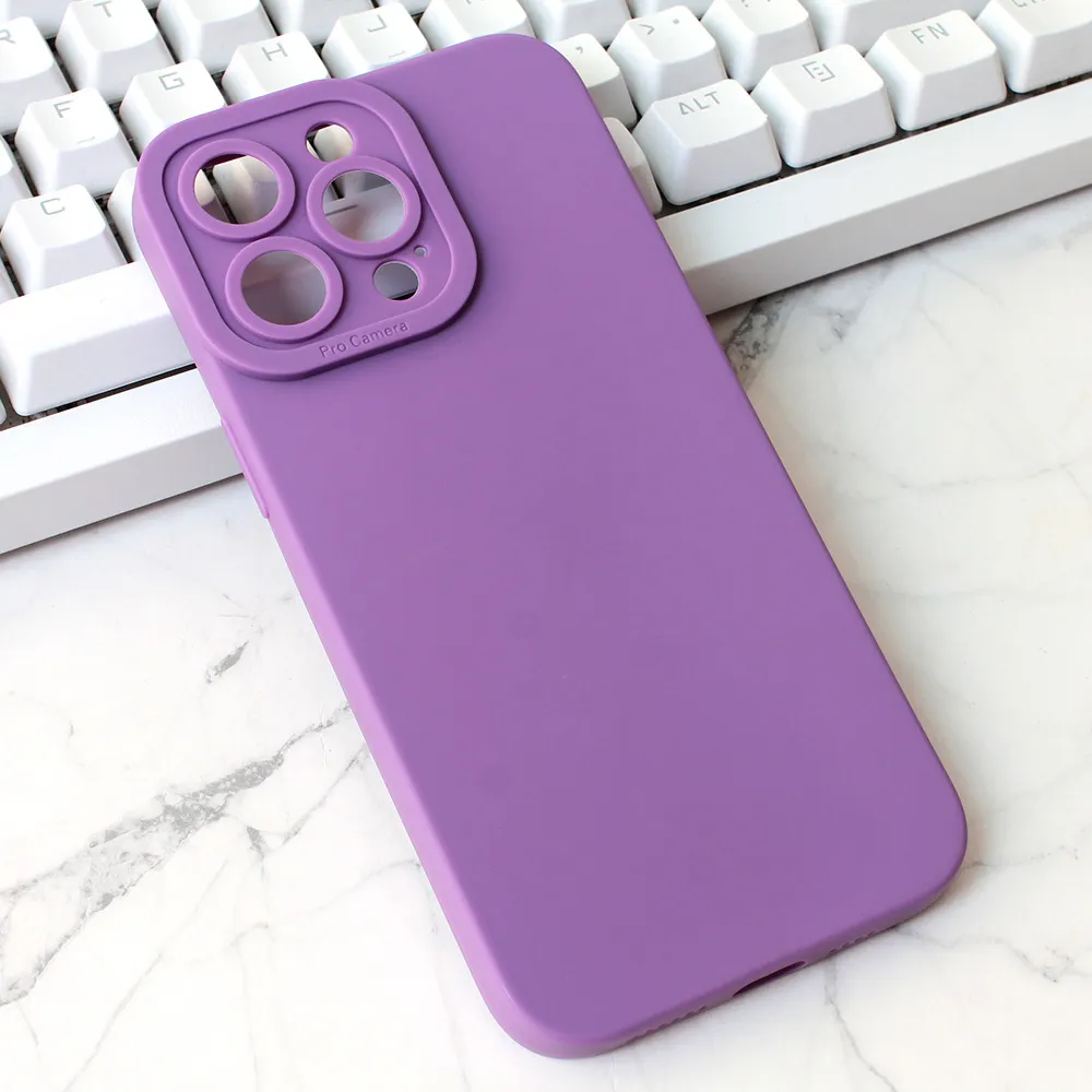 Maska Silikon Pro Camera za iPhone 15 Pro Max 6.7 ljubicasta