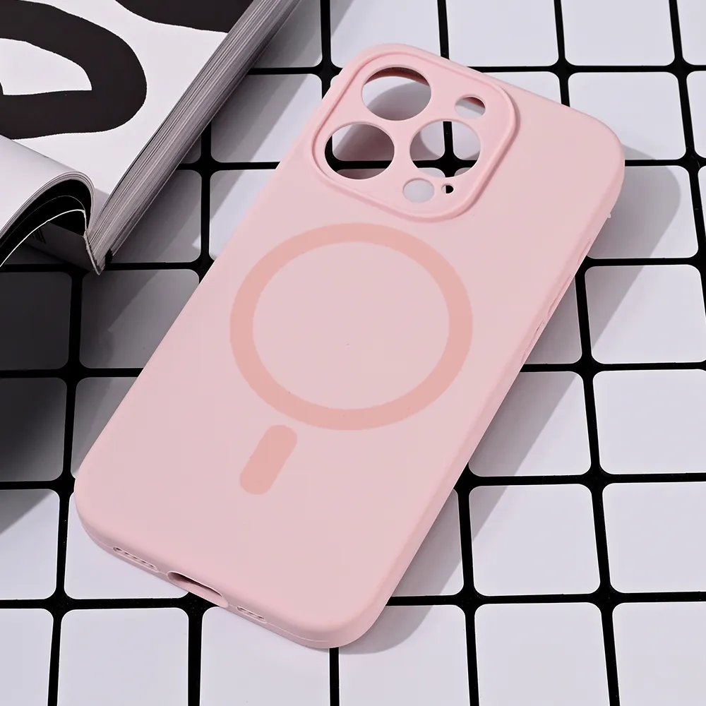 Maska Magsafe Pure color za iPhone 15 Pro 6.1 roze