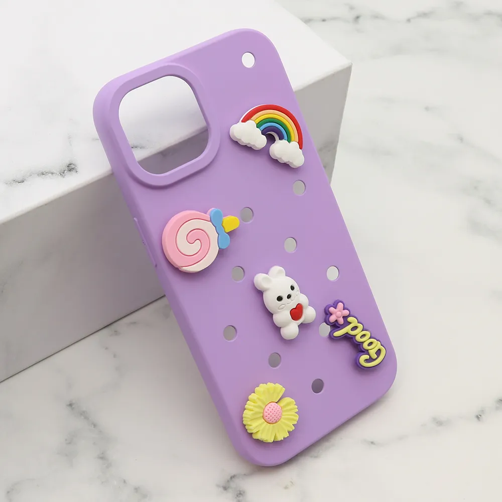 Futrola TOY za iPhone 15 (6.1) ljubicasta