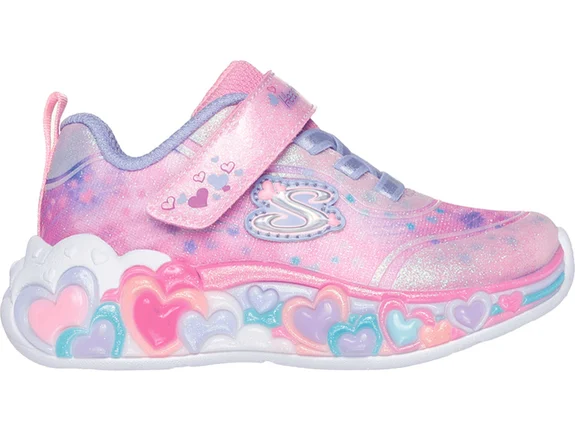 Skechers Patike za devojčice Eternal Heart Lights 302696N-LPMT