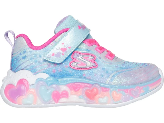 Skechers Patike za devojčice Eternal Heart Lights 302696N-LBMT