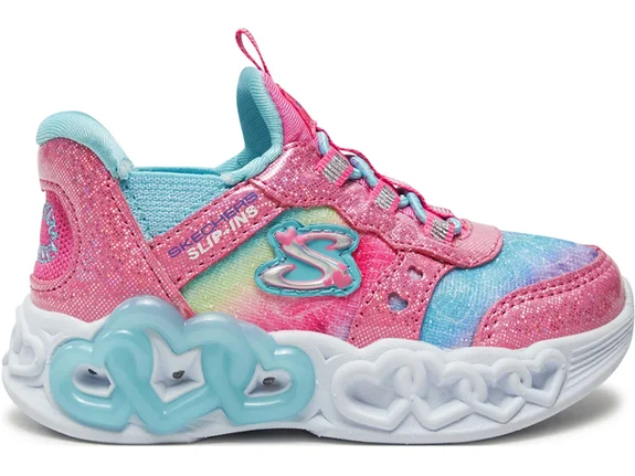Skechers Patike za devojčice Infinite Heart Lights 303755N-PKMT