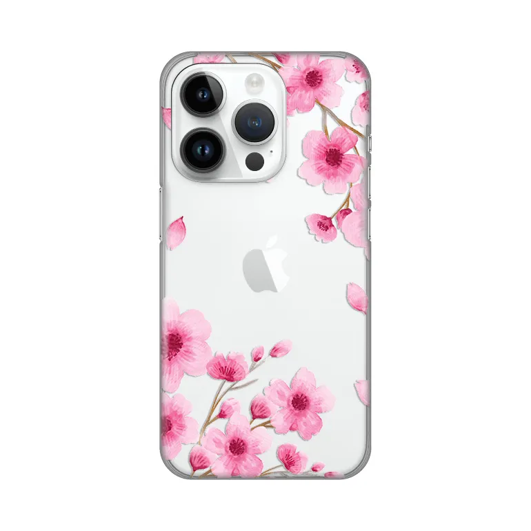 Maska Silikonska Print Skin za iPhone 14 Pro 6.1 Rose flowers