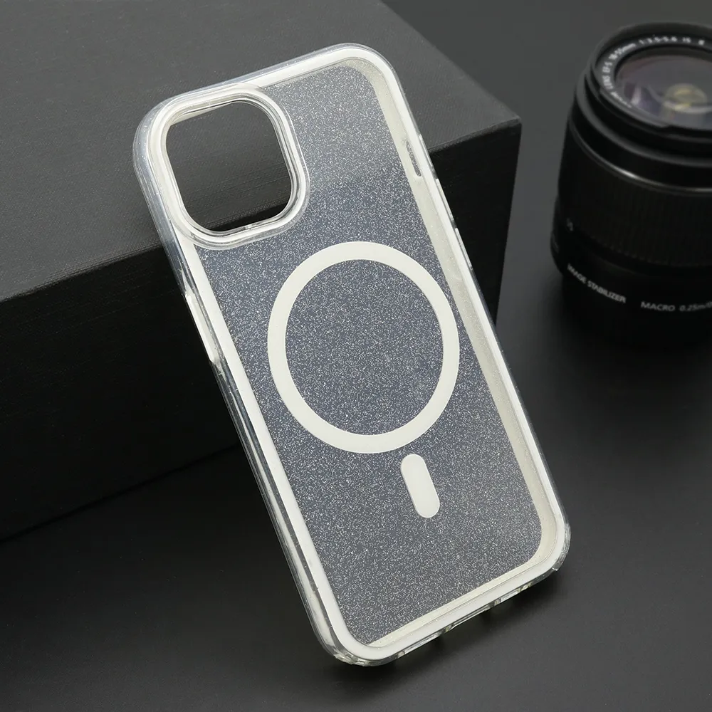 Futrola CRYSTAL MagSafe za iPhone 13 (6.1) bela