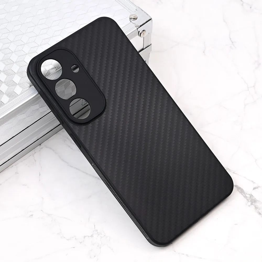 Maska Carbon fiber za Samsung S936B Galaxy S25 Plus crna