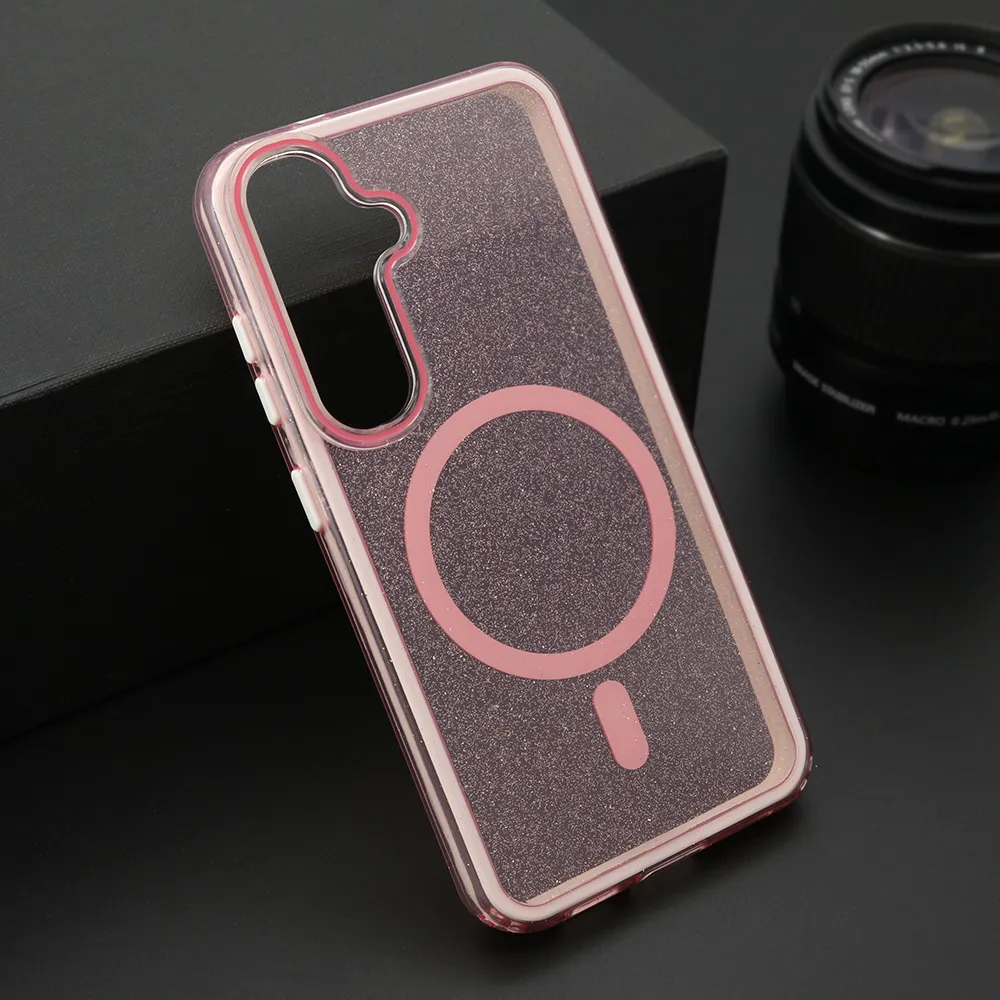 Futrola CRYSTAL MagSafe za Samsung S931B Galaxy S25 5G roze