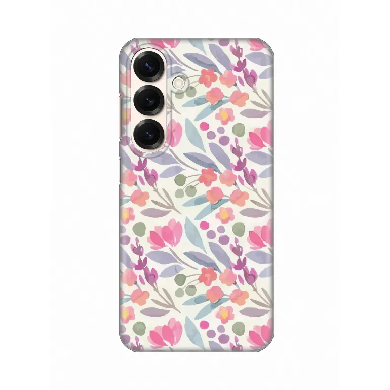 Maska Silikonska Print za Samsung S931B Galaxy S25 Watercolor Flowers