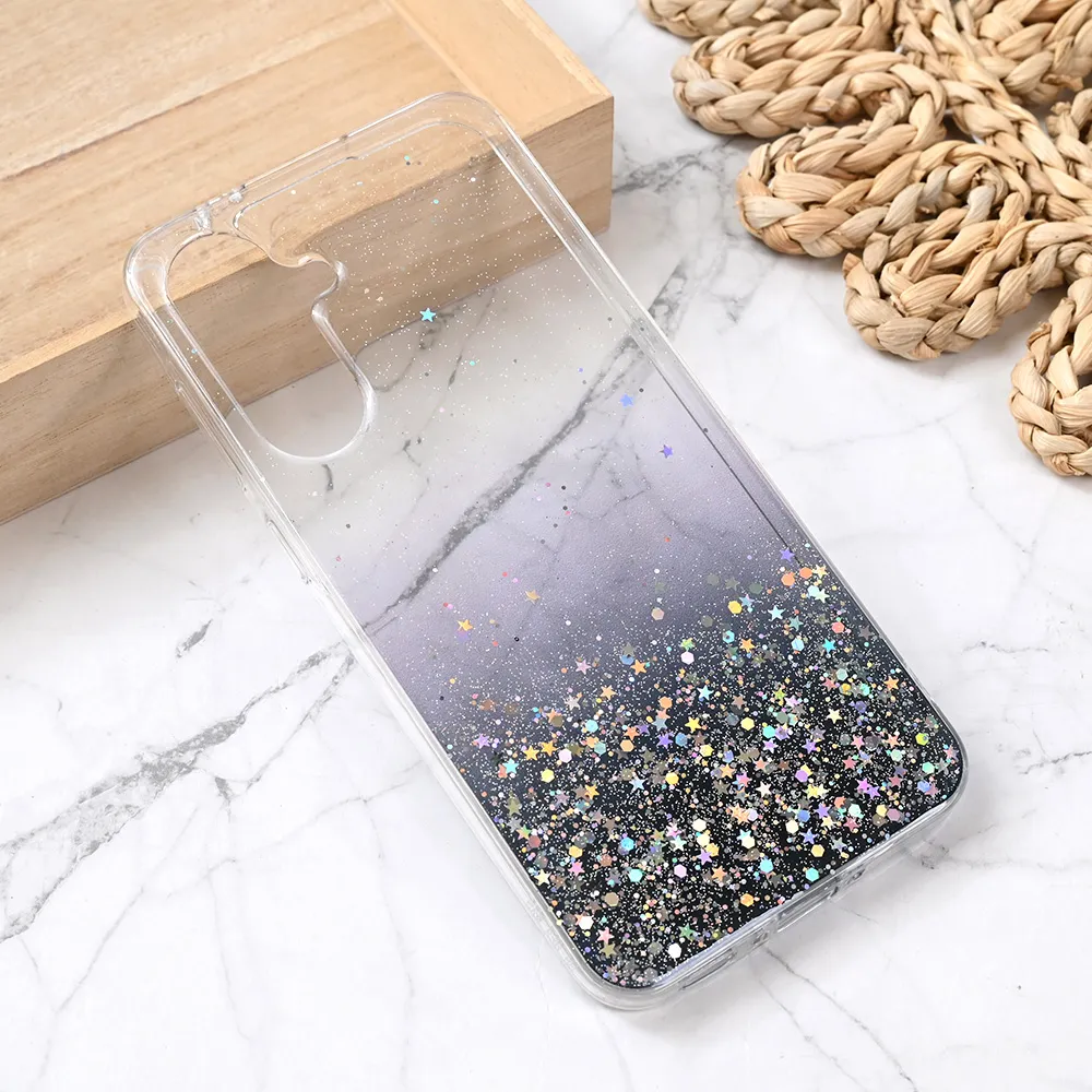 Maska Silikonska Glitter za Samsung A566B Galaxy A56 5G crna