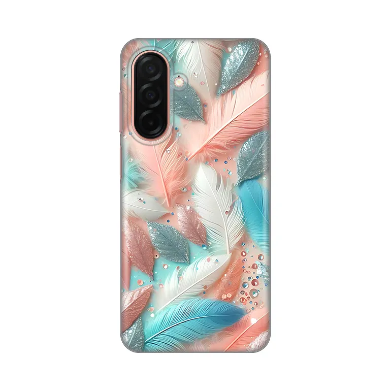 Maska Silikonska Print za Samsung A266B Galaxy A26 5G Pastel Feathers