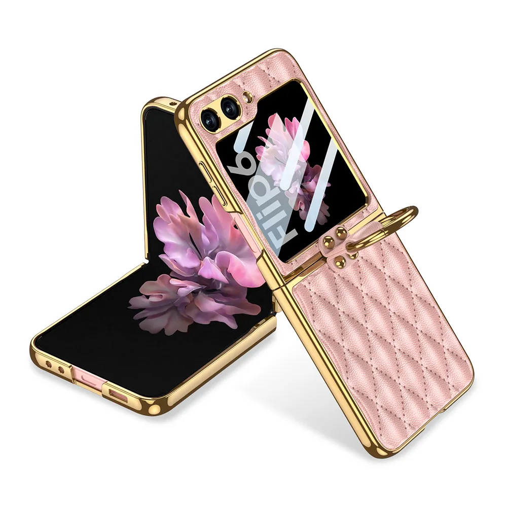 Futrola RHOMBUS za Samsung F741B Galaxy Z Flip 6 5G roze