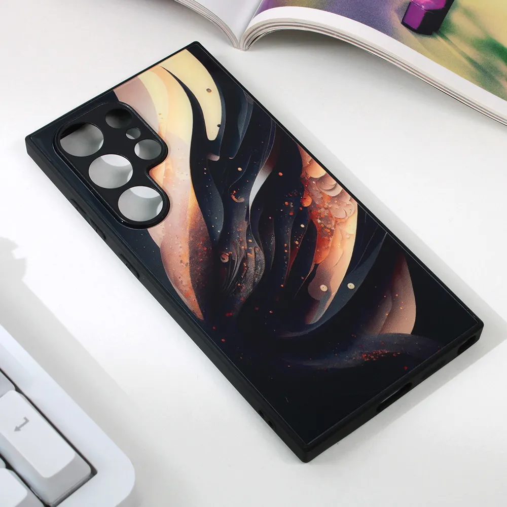 Maska Abstract za Samsung S928B Galaxy S24 Ultra crna