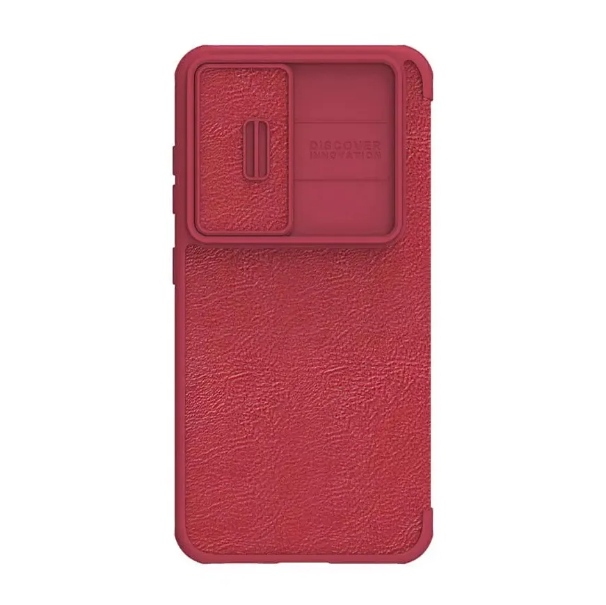 Maska Nillkin Qin Pro Leather za Samsung Galaxy S23 Plus crvena