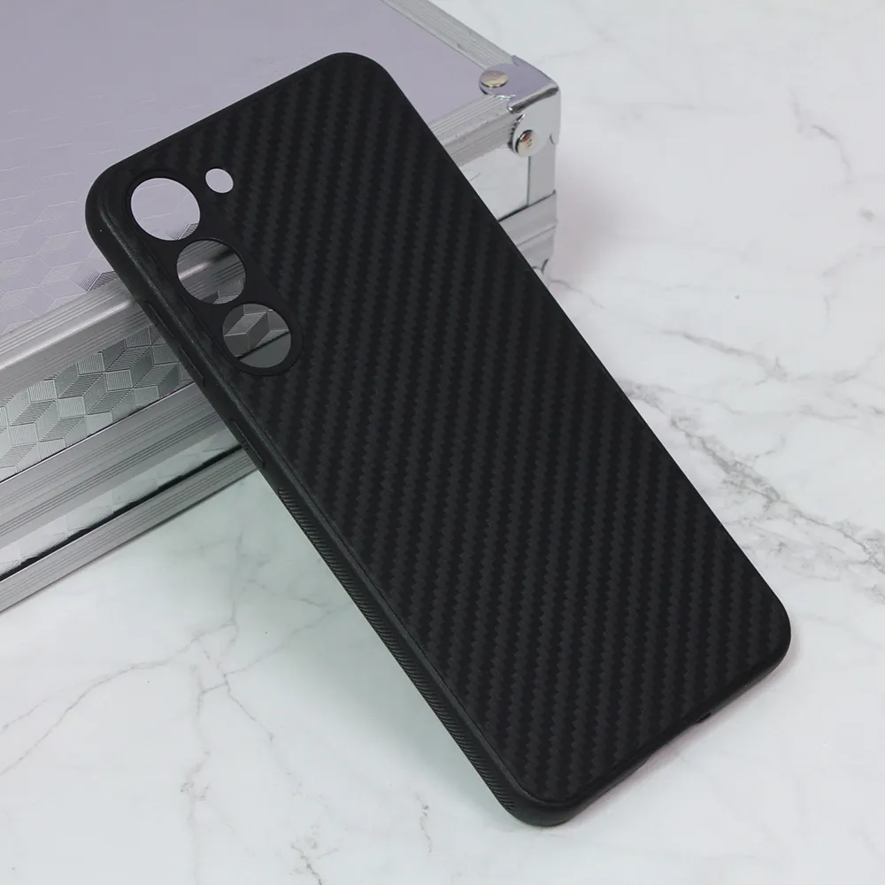 Maska Carbon fiber za Samsung Galaxy S23 Plus crna
