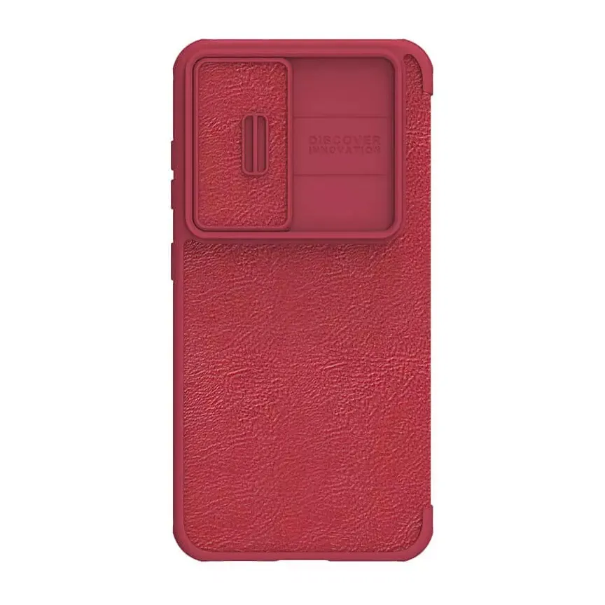 Maska Nillkin Qin Pro Leather za Samsung Galaxy S23 crvena