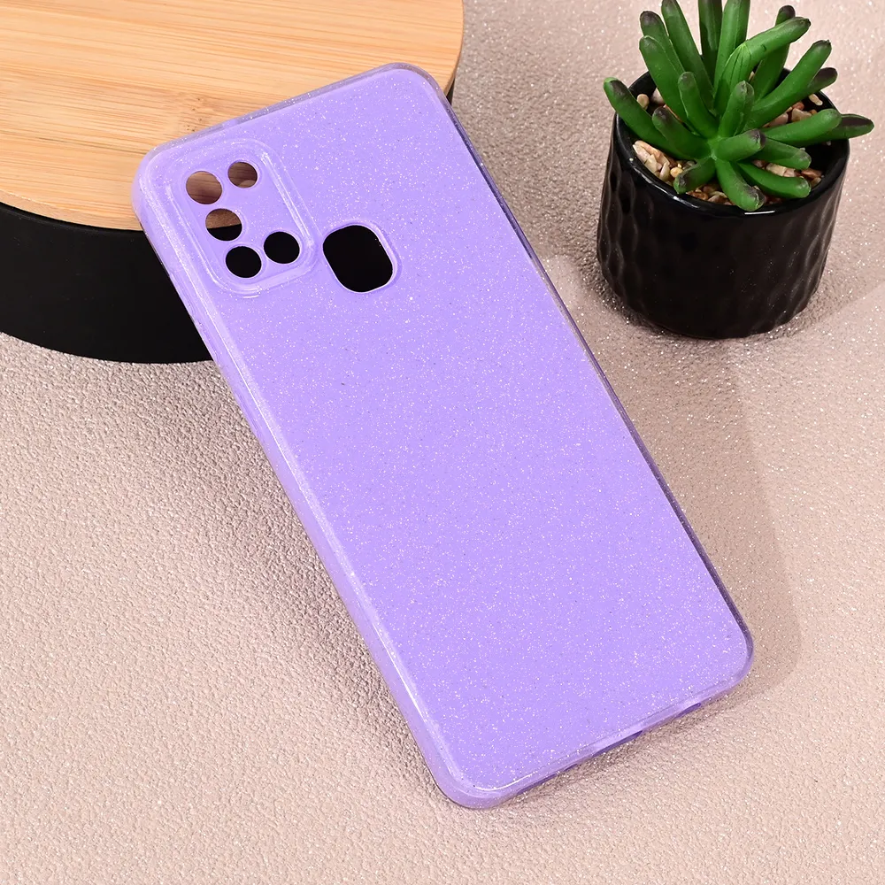 Maska Sparkle Dust za Samsung A217F Galaxy A21s ljubicasta