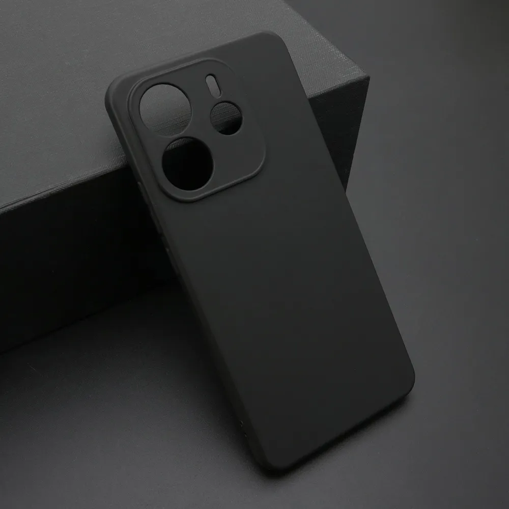 Futrola ULTRA TANKI KOLOR za Xiaomi Redmi Note 14 4G crna