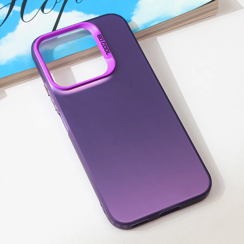 Maska Clear za Honor X8b/X8c ljubicasta