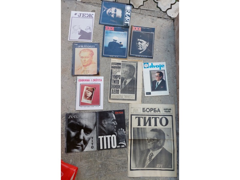 Lot časopisa posvećenih Titu SFRJ RARE