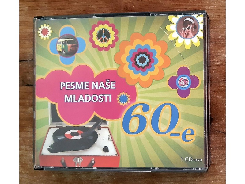 Pesme Naše Mladosti 60-e, 5xCD sa knjižicom, 2010