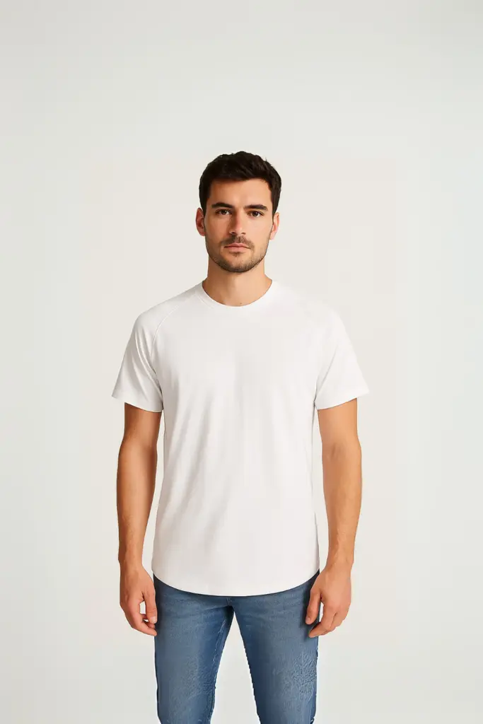 Jack&Jones Muška majica Curved, Bela