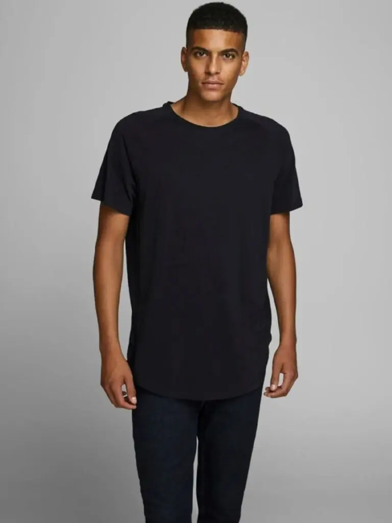 Jack&Jones Muška majica Curved, Crna