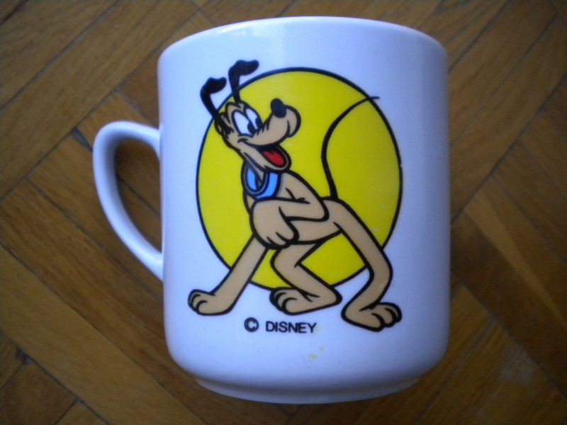 Disney šolja PLUTON Kinder Lada Jugoslavija FP Zaječar