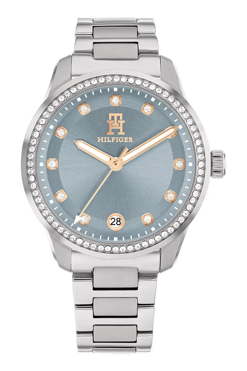 Tommy Hilfiger Ženski sat 1782795, Svetloplavo kućište, Srebrne boje