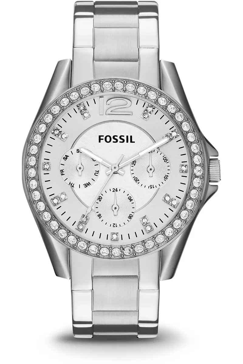 FOSSIL Ženski sat ES 3202, Srebrne boje
