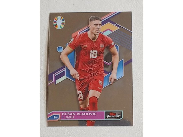 (ka) Dušan Vlahović Topps Road to UEFA EURO 2024 (72)