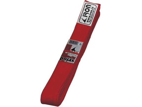 Crveni pojas 3m Iron Sport - pojas crveni za borilačke sportove