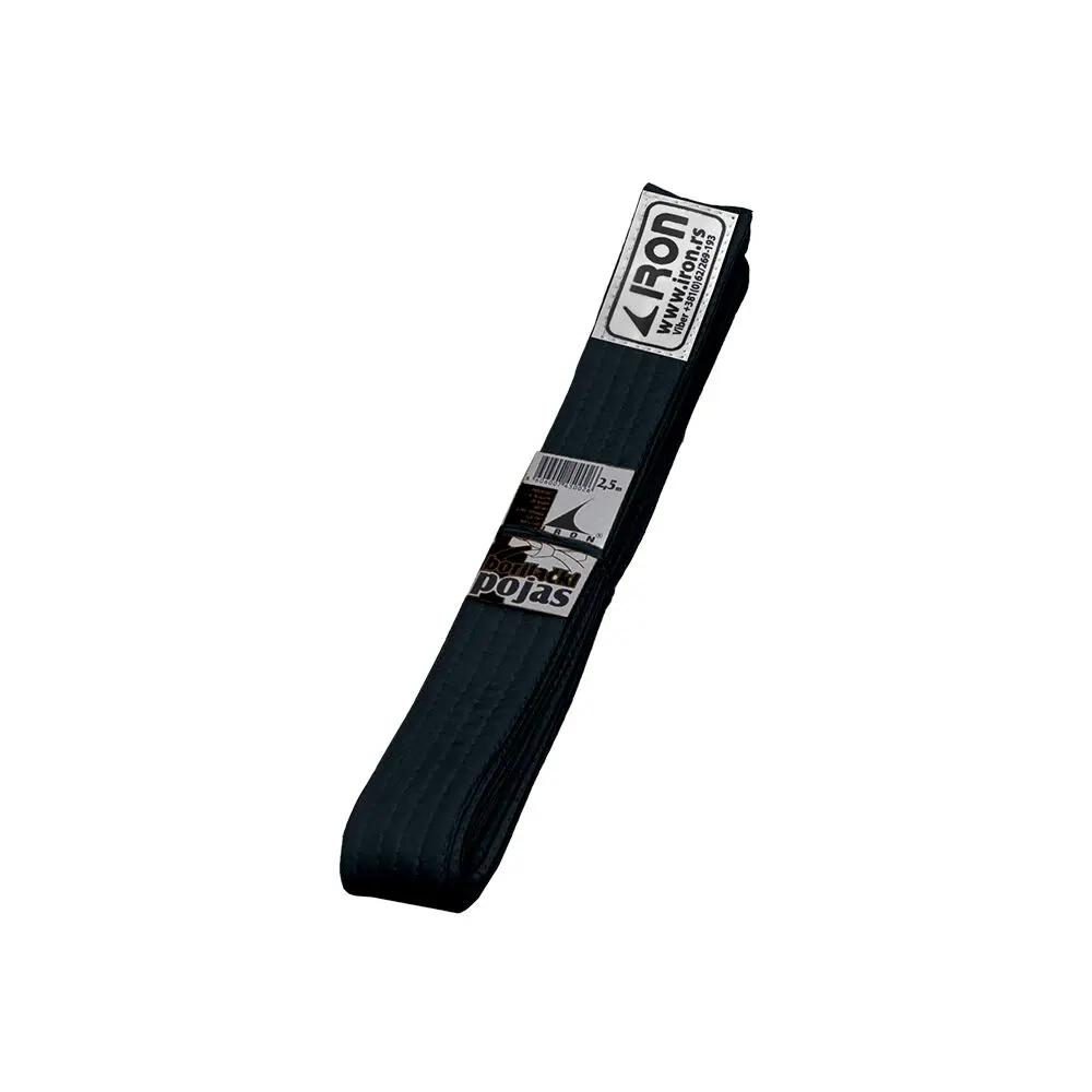 Iron Sport Crni borilački pojas 240cm