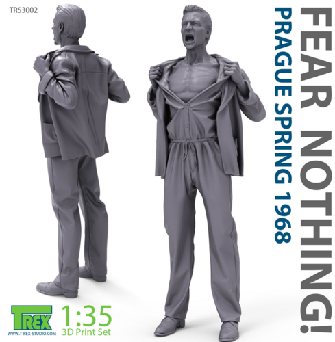T-Rex Studio 53002 Fear Nothing man Prague Spring 1968