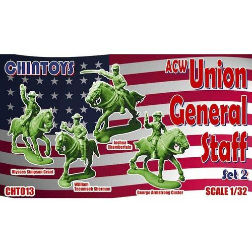 CHINTOYS 013 American Civil War MOUNTED Union General Staff 2